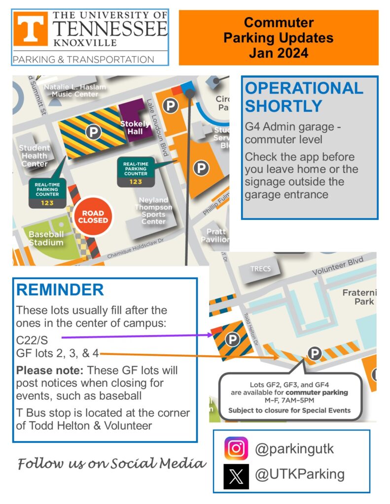 Spring 2024 Commuter student parking changes - Parking and ...