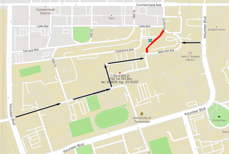 Melrose Road Closure - Parking and Transportation | The University of ...